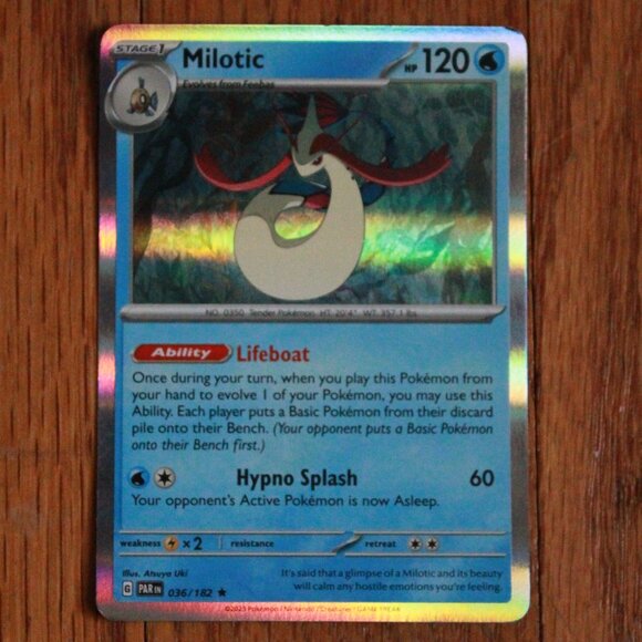 Pokemon | Toys | Pokemon Milotic Holo Tradingplaying Card | Poshmark